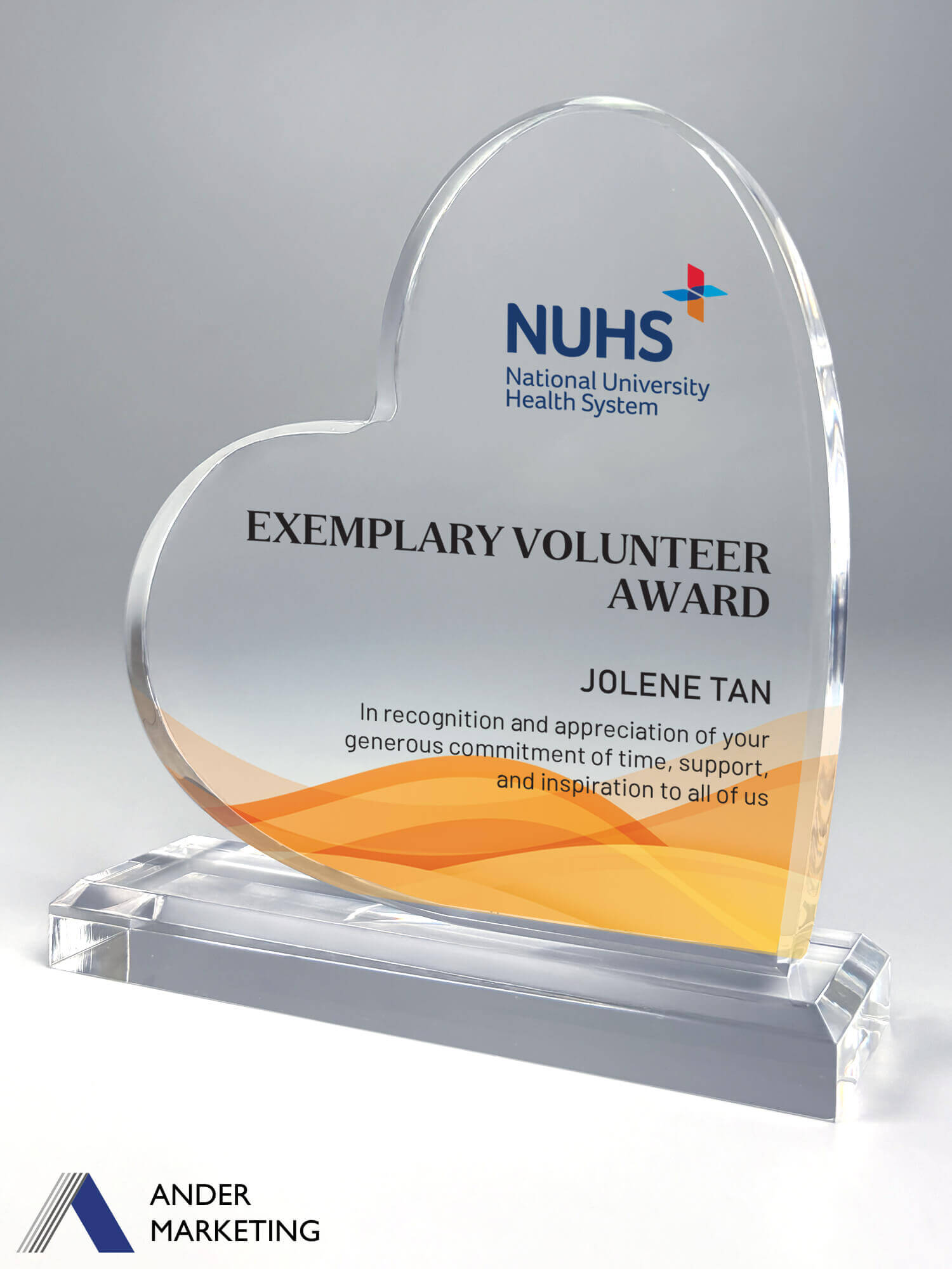 Acrylic Trophies & Plaques | Ander Marketing Singapore | All pricing ...