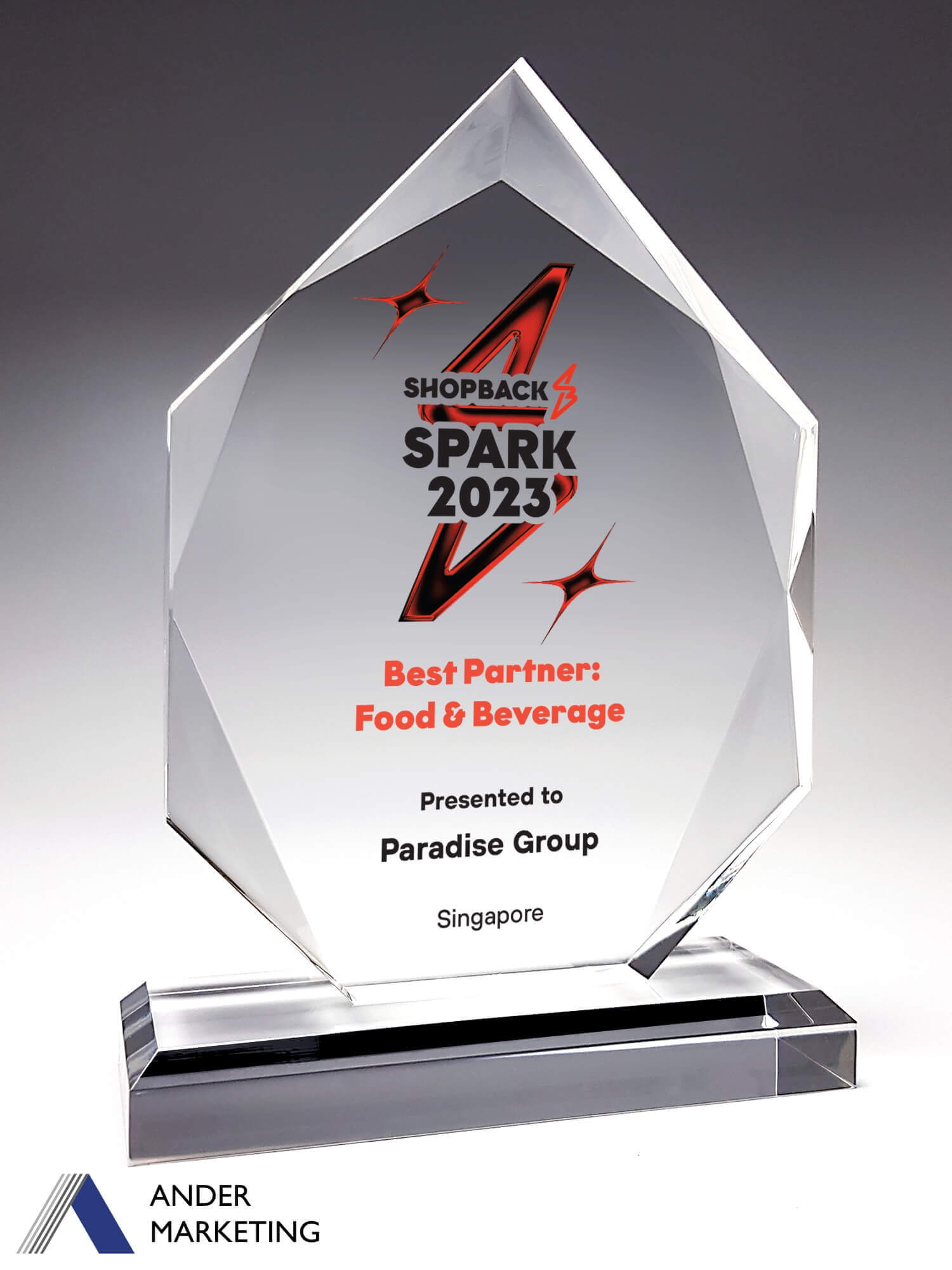 Acrylic Trophies & Plaques | Ander Marketing Singapore | All pricing ...