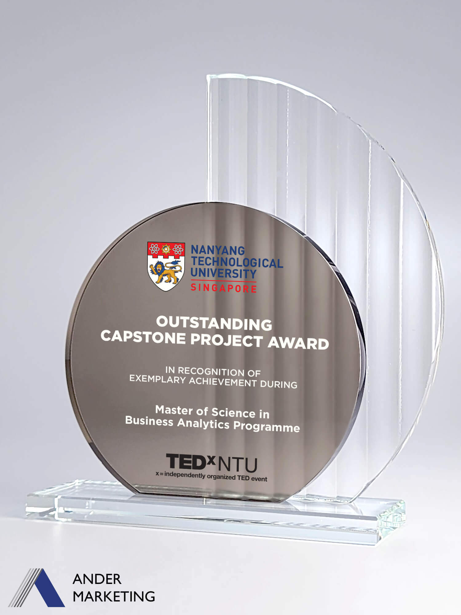 Trophy Plaques, Corporate Awards & Medals | Ander Singapore