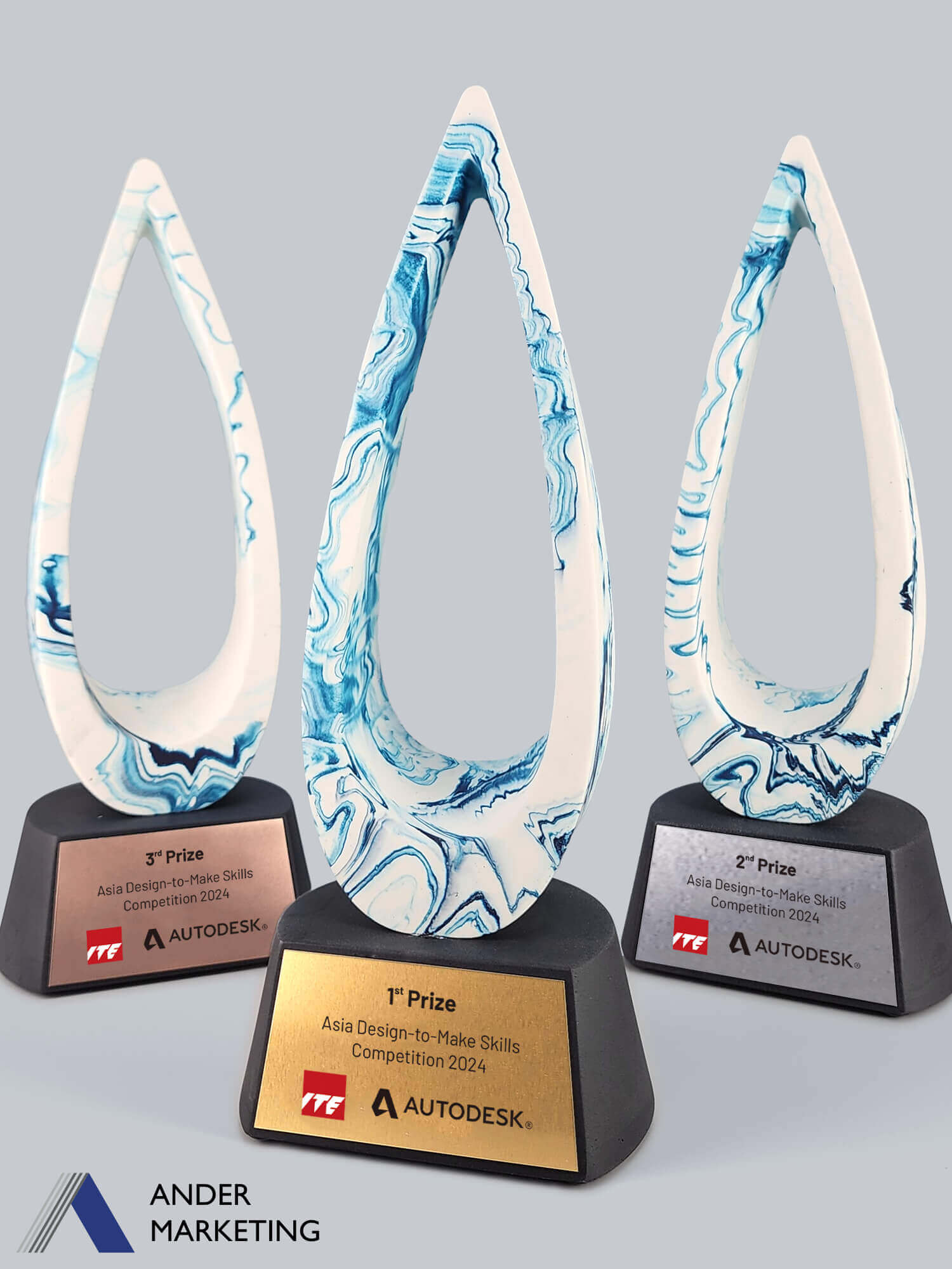 MJ-71 Modern Trophy Award | Ander Marketing Singapore