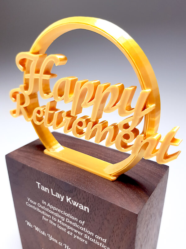 MW-04 Modern Trophy Award | Ander Marketing Singapore